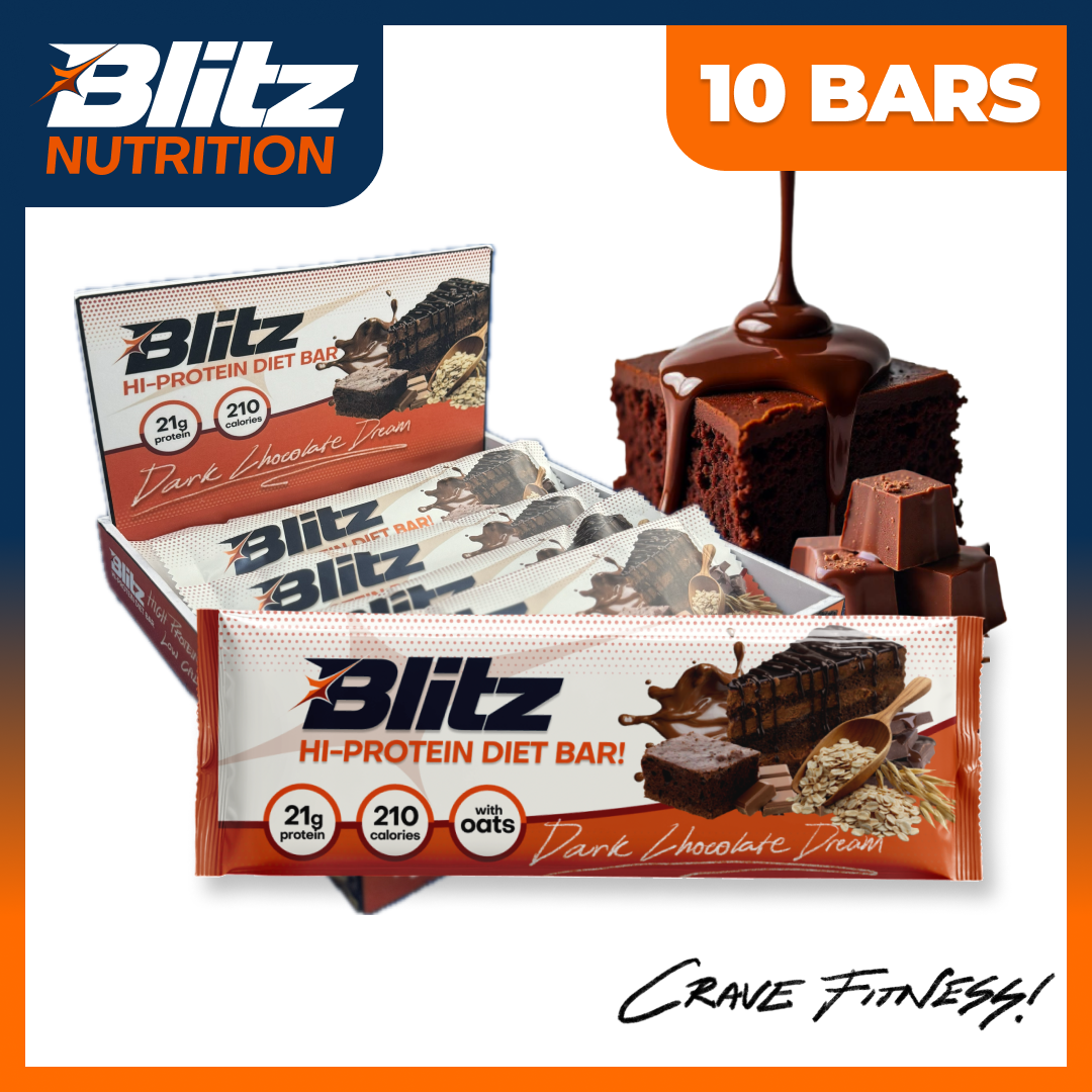 Chewy, Delicious, High Protein Bars | Blitz Nutrition