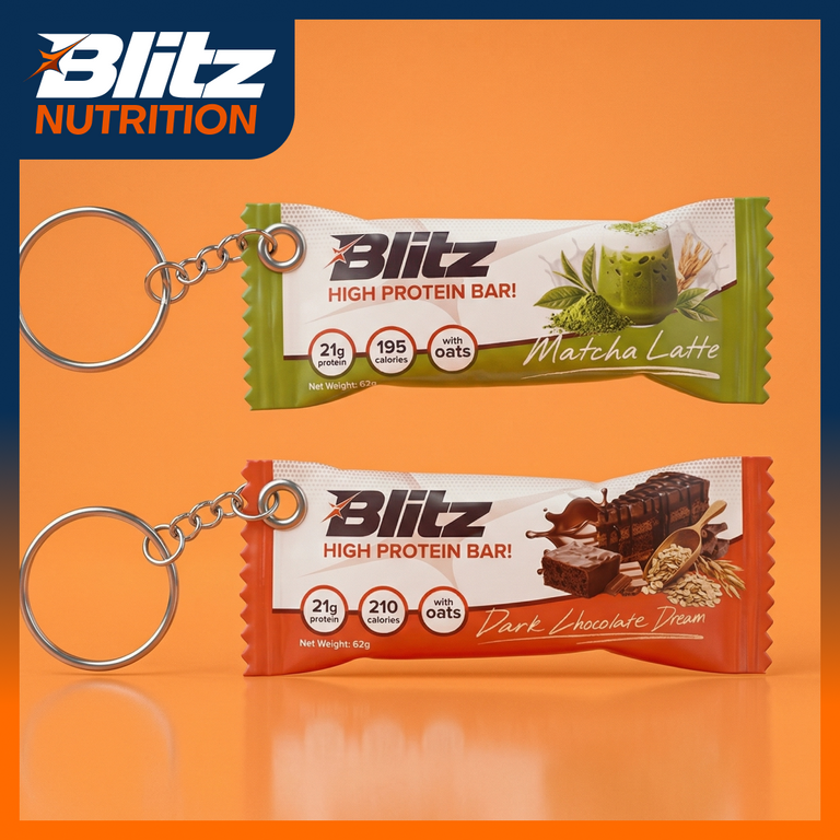 Chewy, Delicious, High Protein Bars | Blitz Nutrition